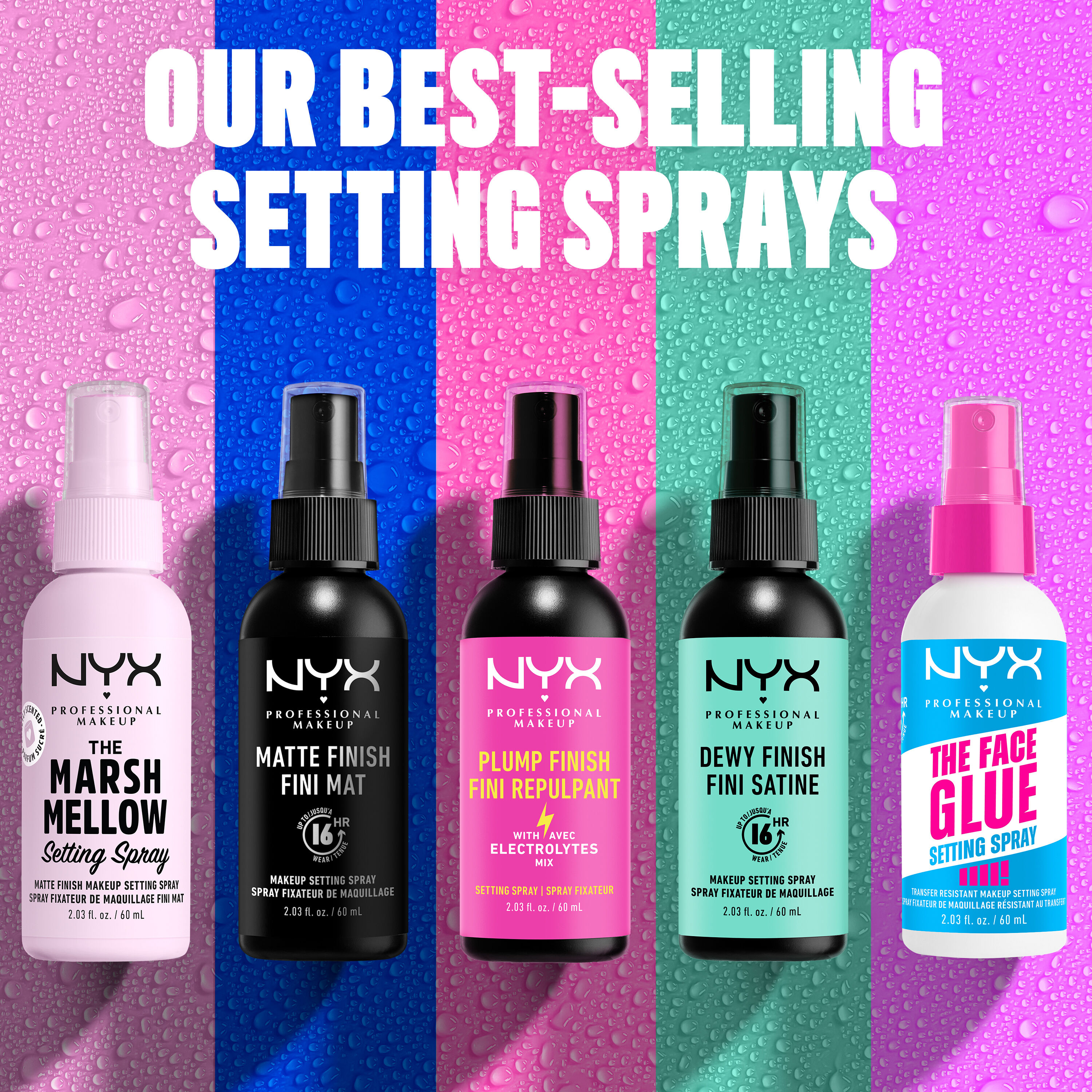 The Vegan Face Glue Setting Spray | NYX Professional Makeup