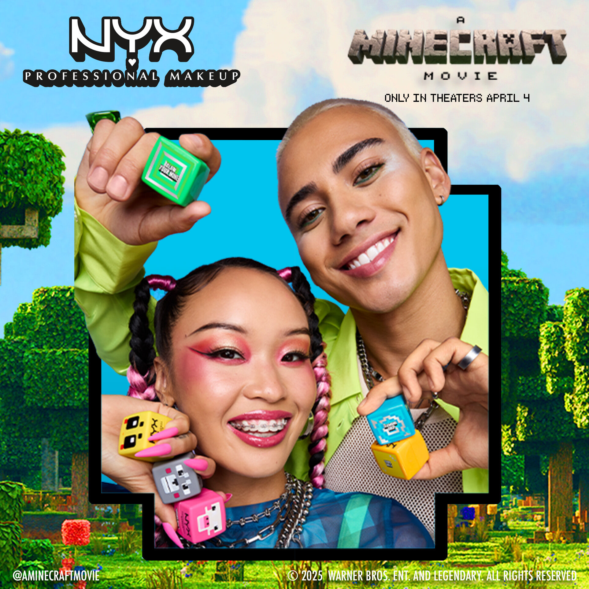 A MINECRAFT MOVIE Rare Highlighter Balms | NYX Cosmetics