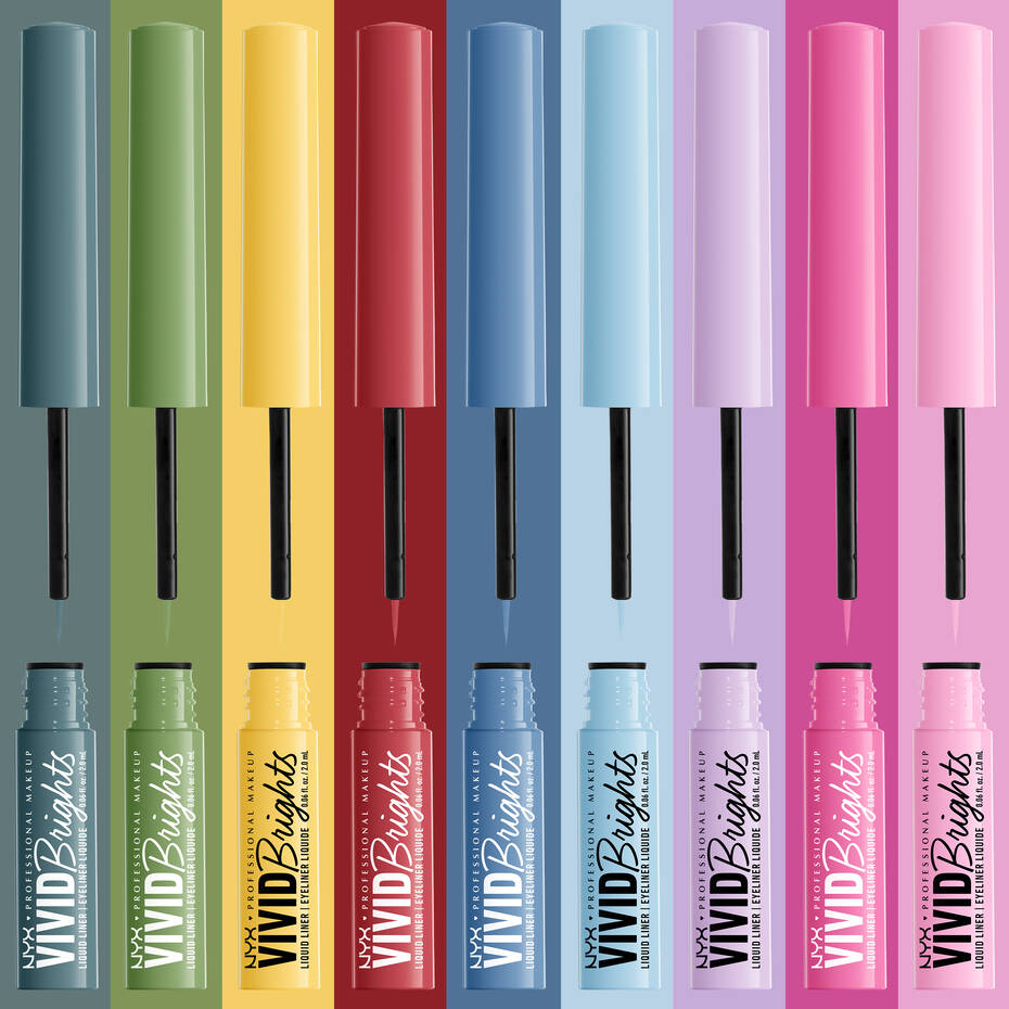 Vivid Brights Colored Liquid Eyeliner | NYX Professional Makeup