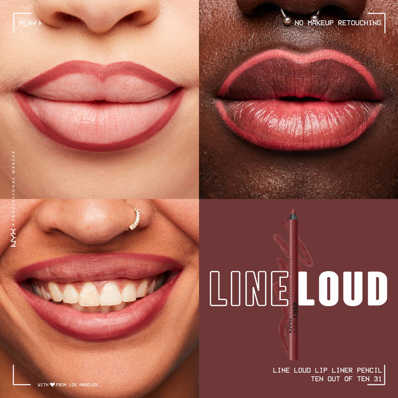 Line Loud Vegan Longwear Lip Liner | NYX Professional Makeup