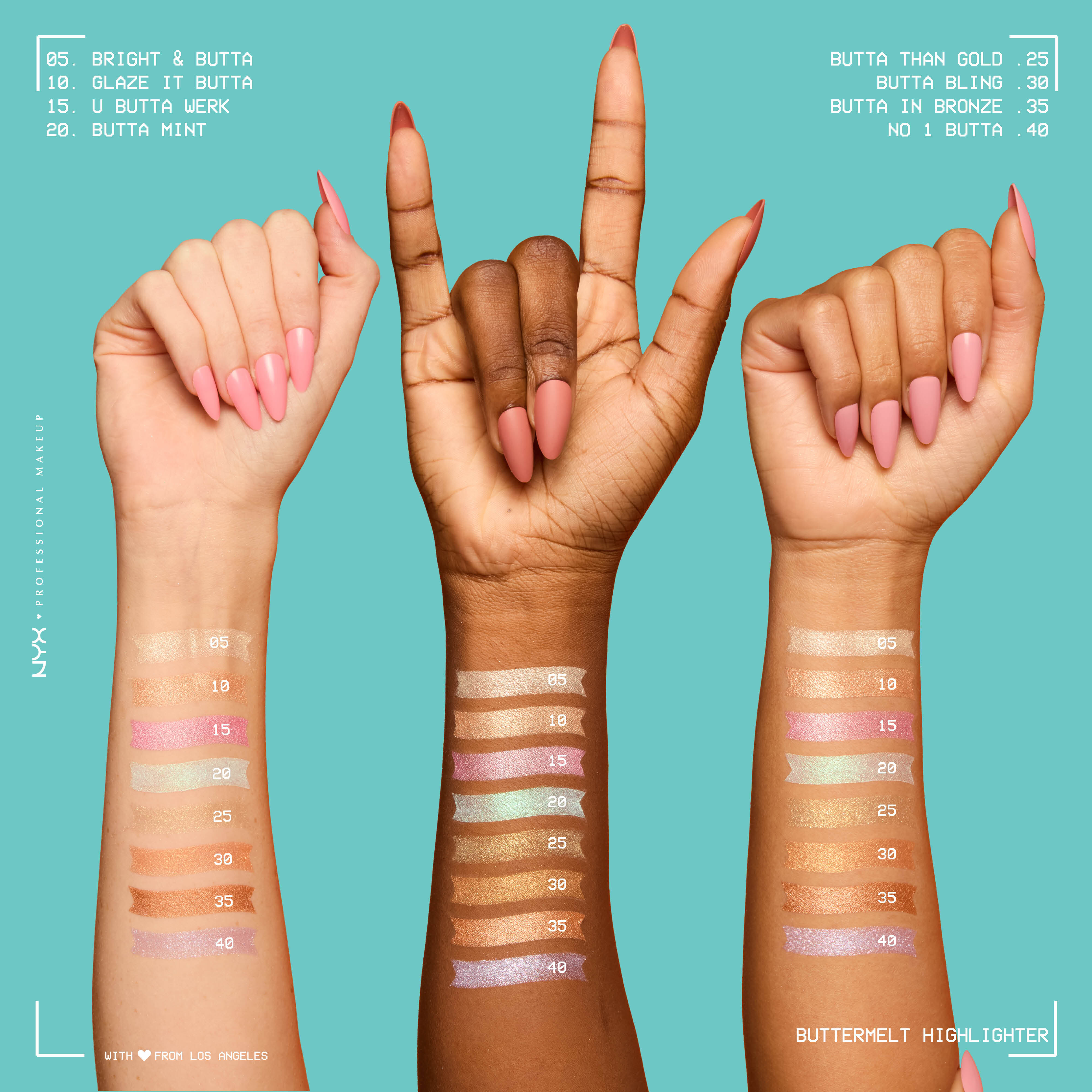 Shimmer Buttermelt Powder Highlighter - NYX Cosmetics