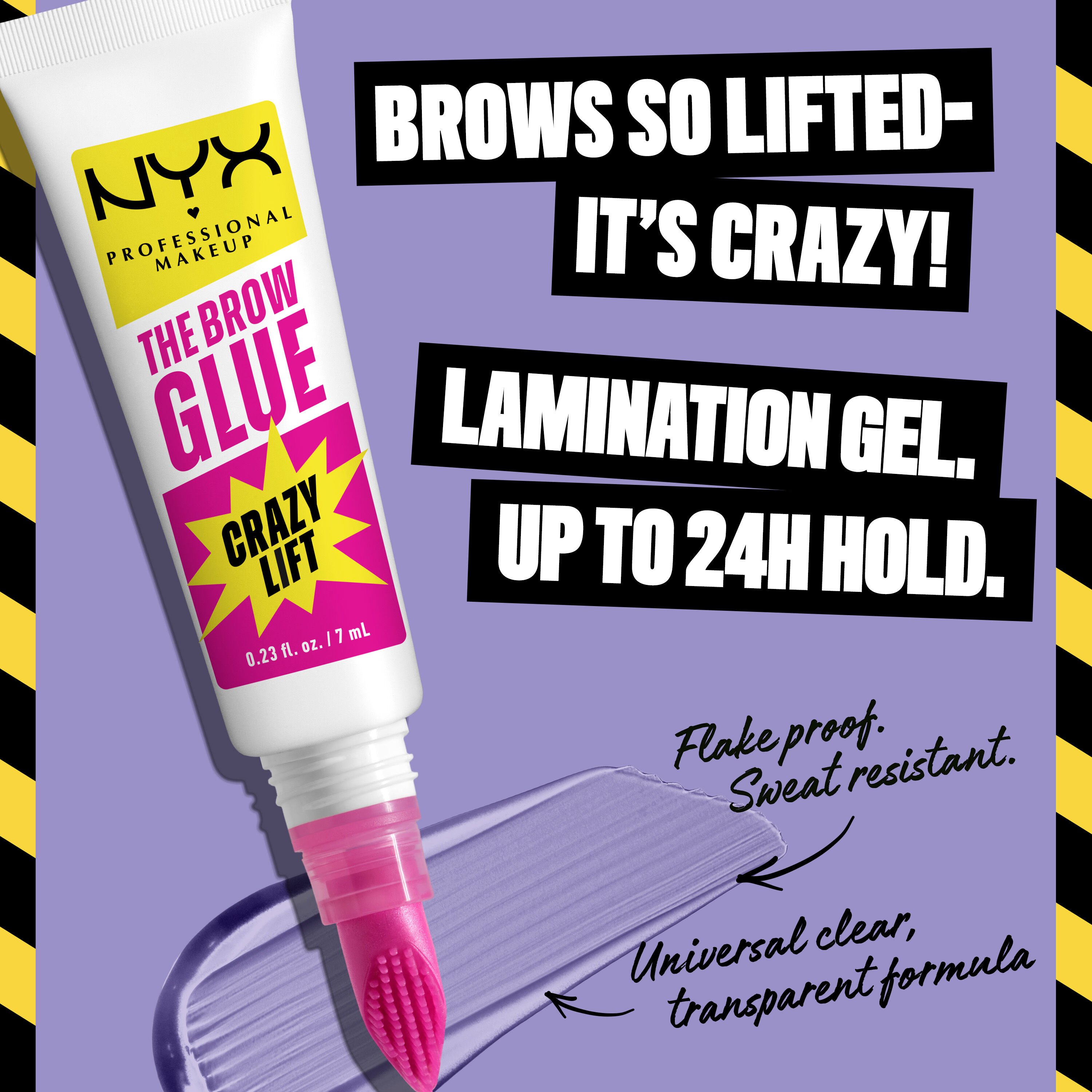 The Brow Glue Crazy Lift Lamination Brow Gel | NYX Cosmetics