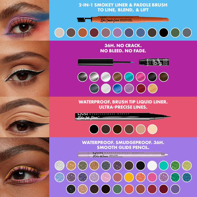 Epic Ink Waterproof Liquid Eyeliner | NYX Professional Makeup