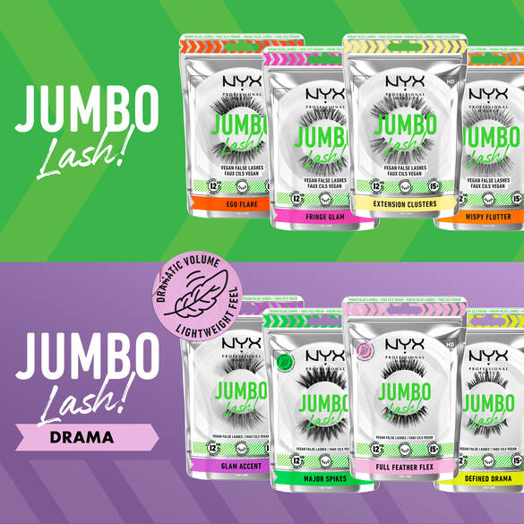 Jumbo Lash! Vegan False Eyelashes | NYX Professional Makeup