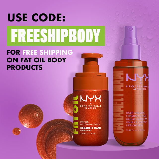 Fat Oil Body Oil Caramelt Mami - Shimmer Body Oil | NYX Professional Makeup